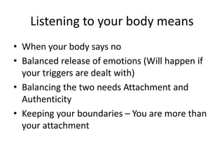 The Body Connection for Health and Happiness by Dr. Sanjyot Pethe | PPTX
