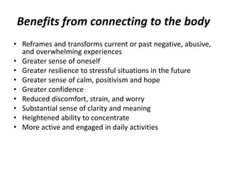 The Body Connection for Health and Happiness by Dr. Sanjyot Pethe | PPT