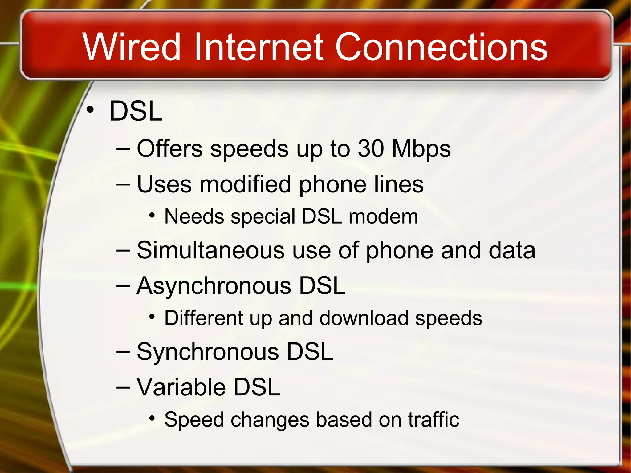 Connecting to the internet | PPT