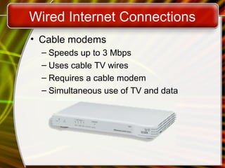 Connecting to the internet | PPT