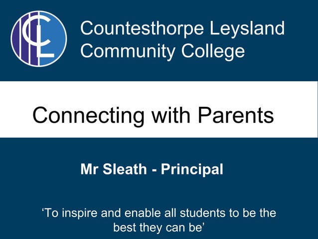 Connecting with Parents - September 2016 | PPT