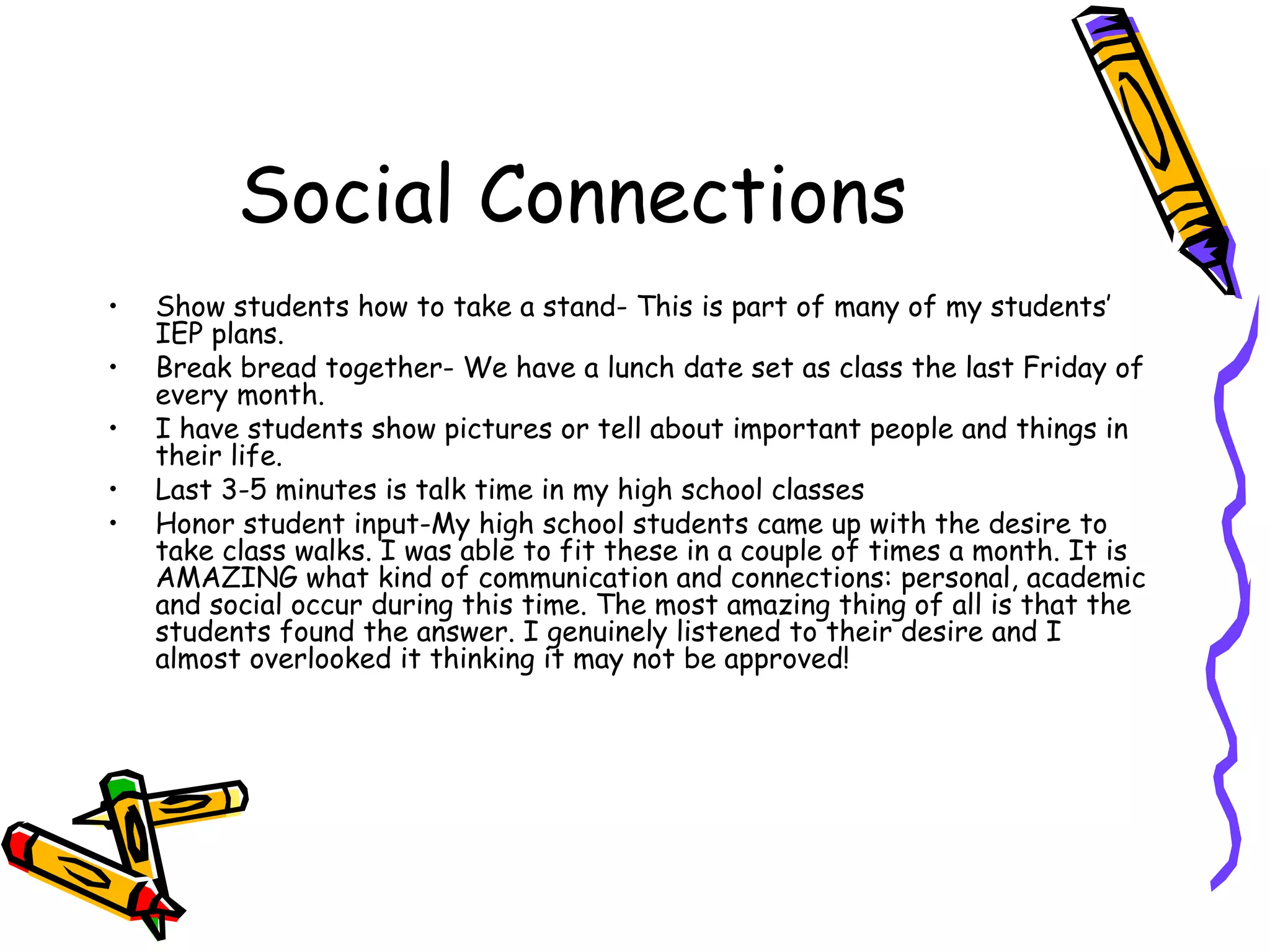 Connecting With Students | PPT