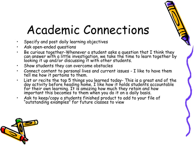 Connecting With Students | PPT