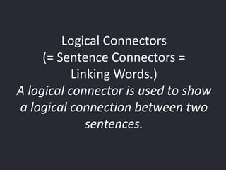Connecting words | PPTX