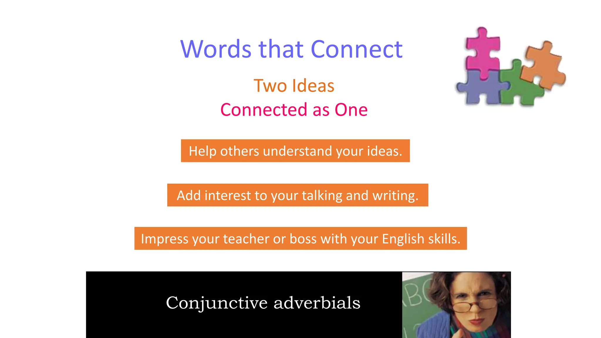 Connecting words | PPTX