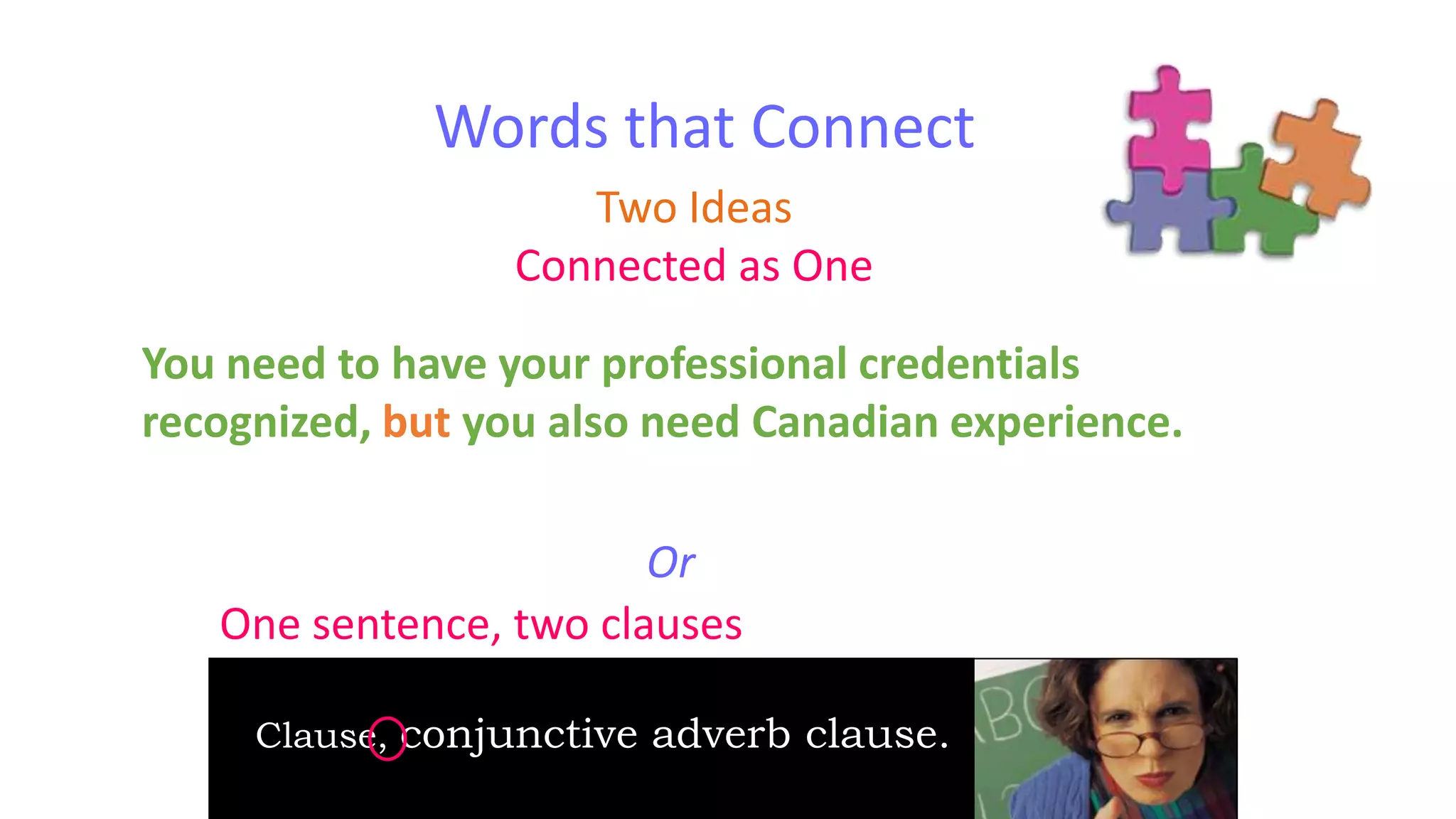 Connecting words | PPTX