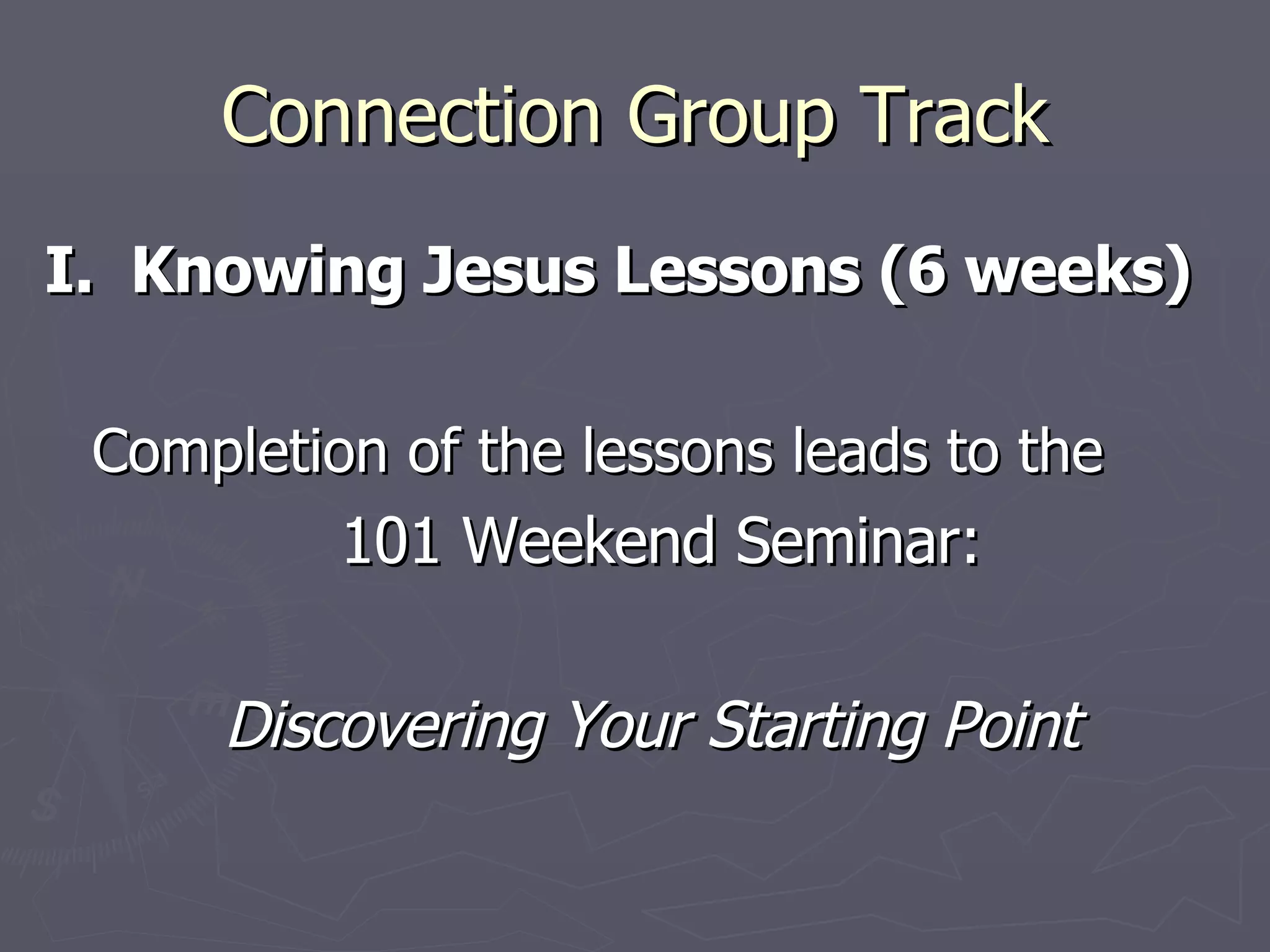 Connection Groups Power Point | PPT