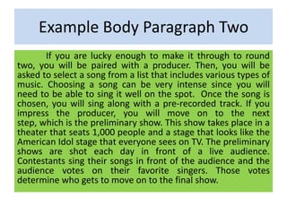 Connection Between Paragraph and Essay | PPT