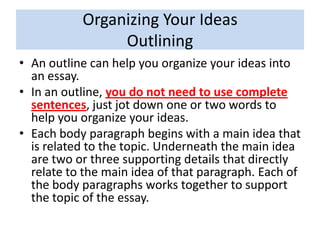 Connection Between Paragraph and Essay | PPTX