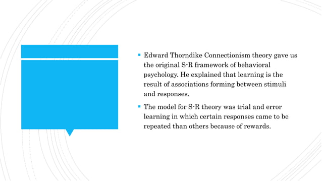 Connectionism Theory | PPTX