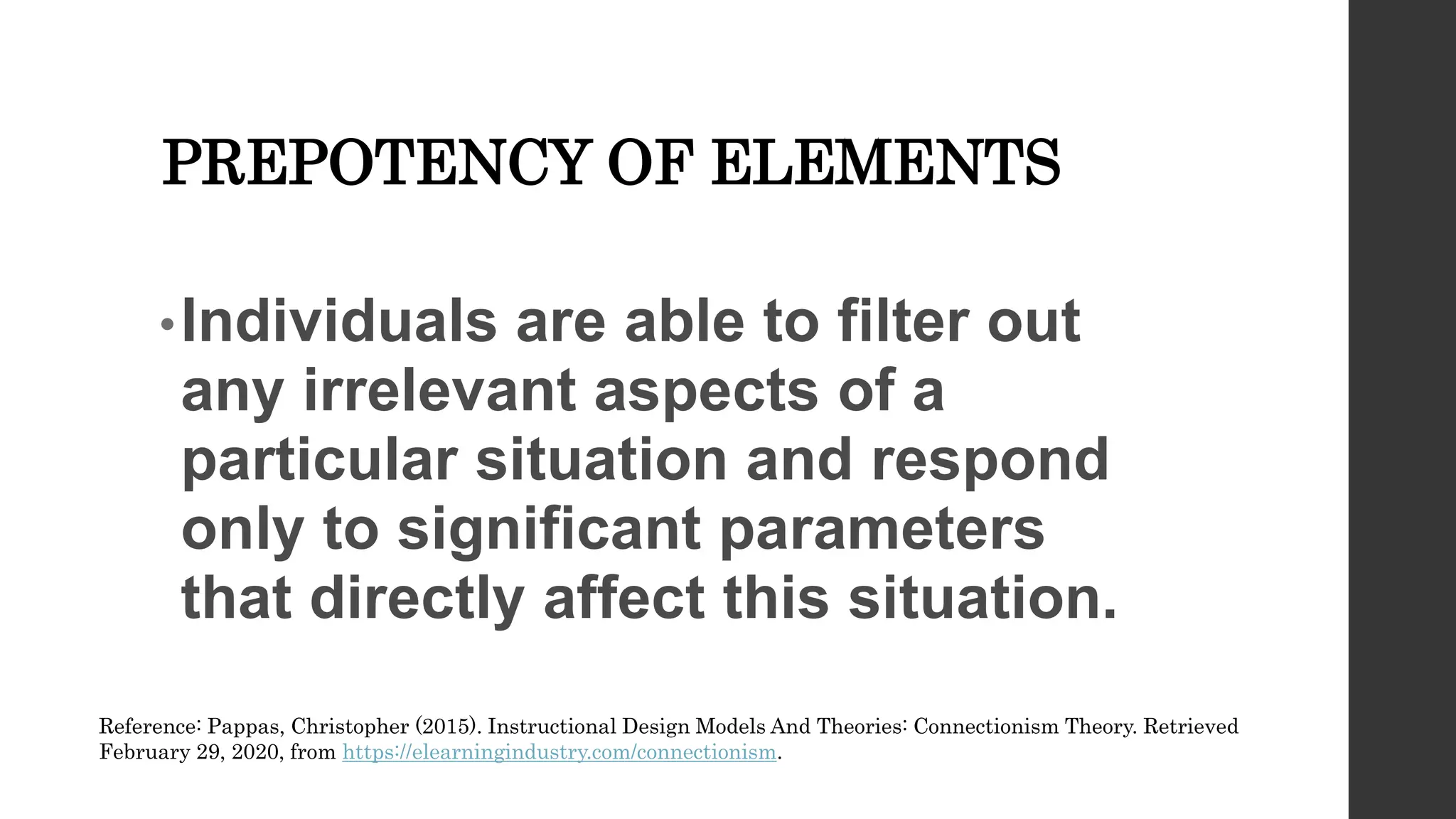 CONNECTIONISM THEORY OF EDWARD THORNDIKE | PPTX