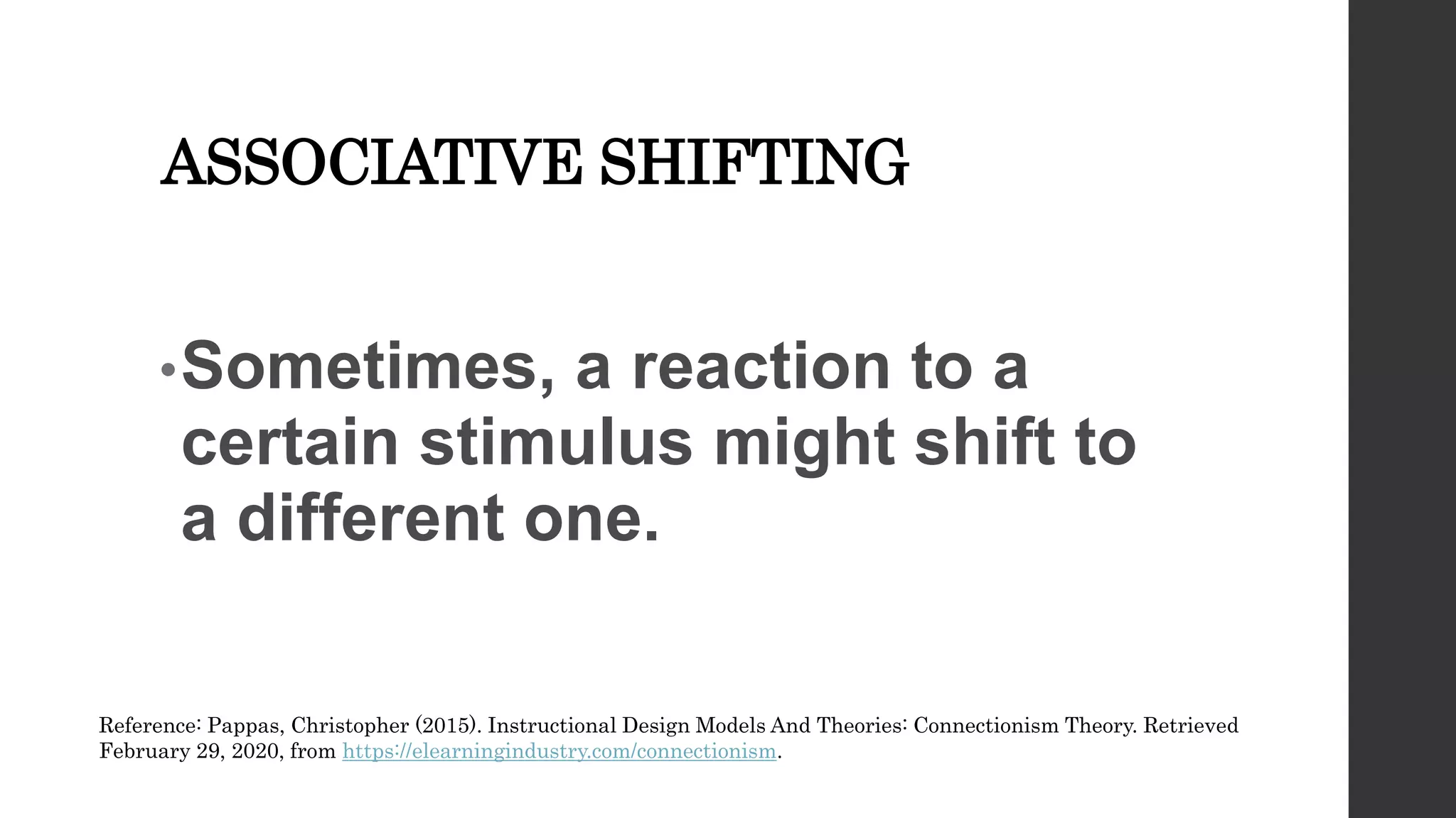CONNECTIONISM THEORY OF EDWARD THORNDIKE | PPTX