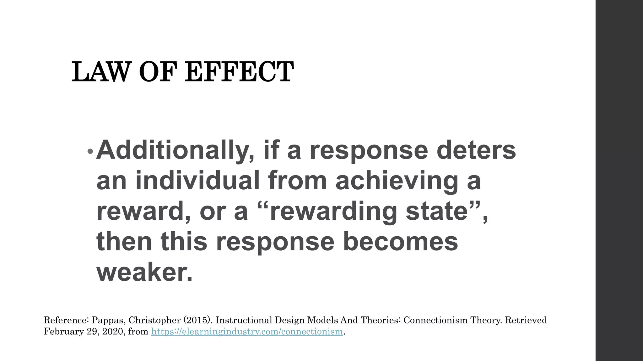 CONNECTIONISM THEORY OF EDWARD THORNDIKE | PPTX