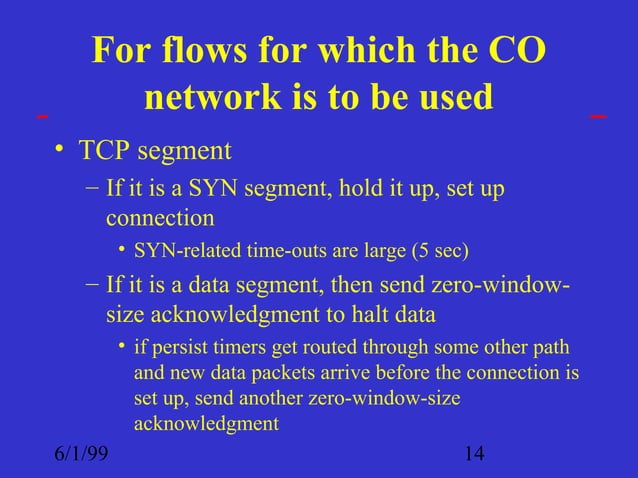 Connection( less & oriented) | PPT | Computer Networking | Computing
