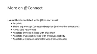 Connection management | PPT