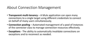 Connection management | PPTX