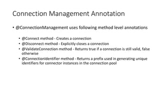 Connection management | PPT