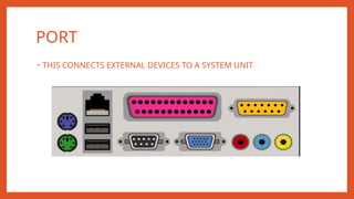CONNECTION OF PC HARDWARE AND PERIPHERAL DEVICES.pptx