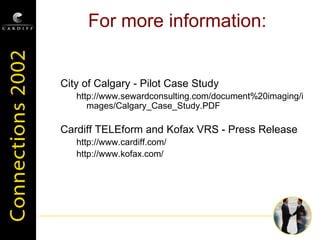 Cardiff 2002 Application of the Year Award for Government / Seward ...