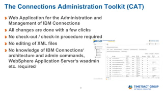 Connections Administration Toolkit (CAT) | PPTX | Computer Software and ...