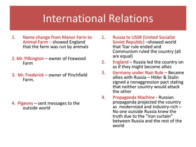 Animal Farm & USSR | PPT