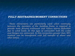 Connections in steel structures | PPT