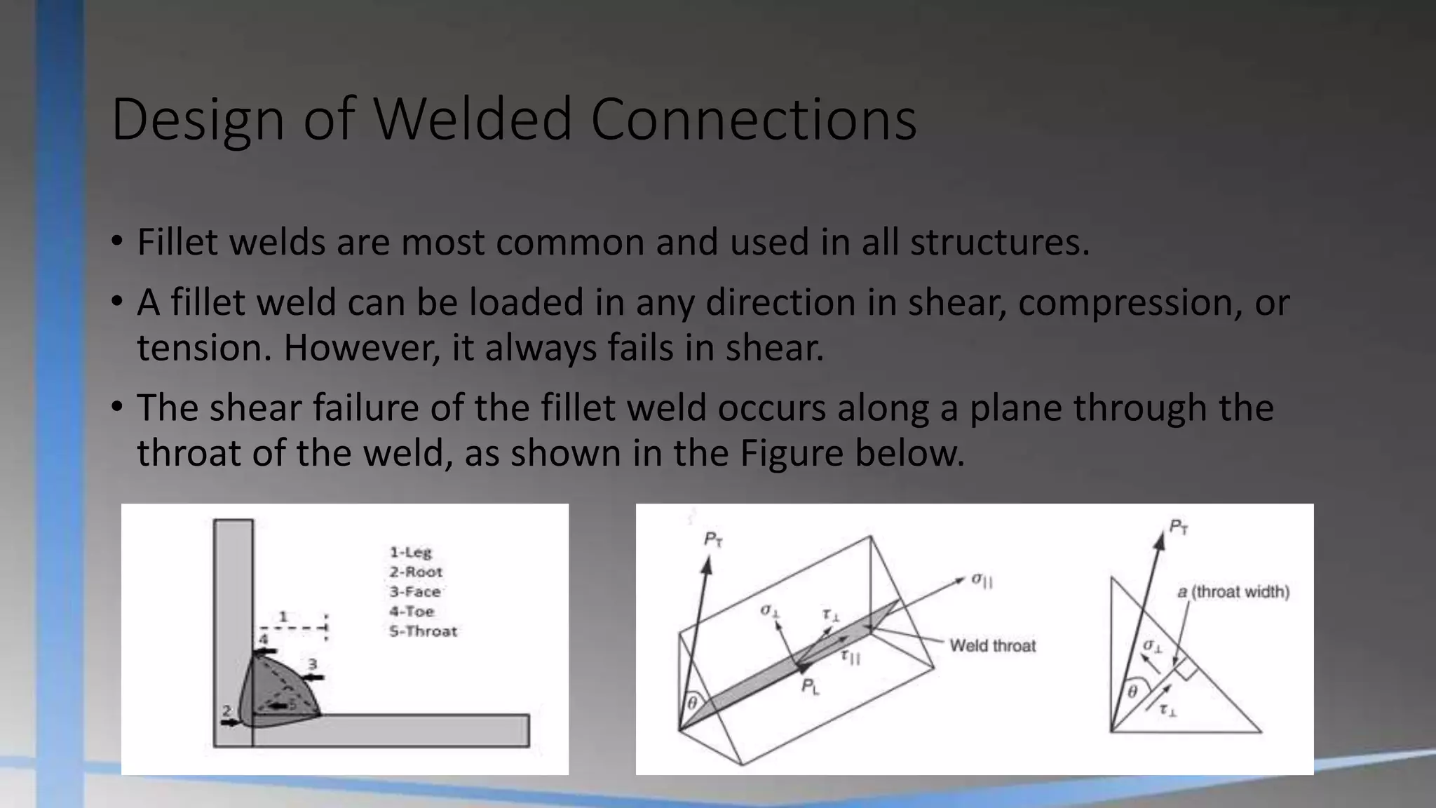 Connections in steel structures | PPTX