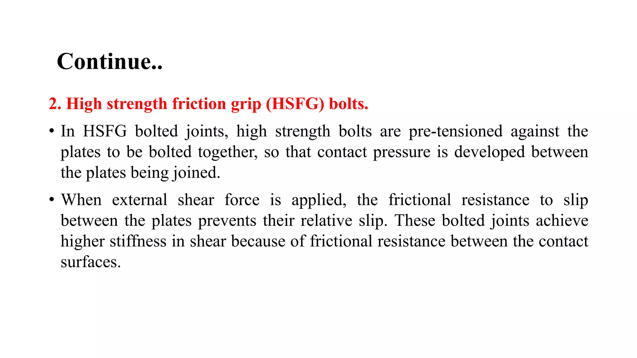 Connections in steel structures | PPTX