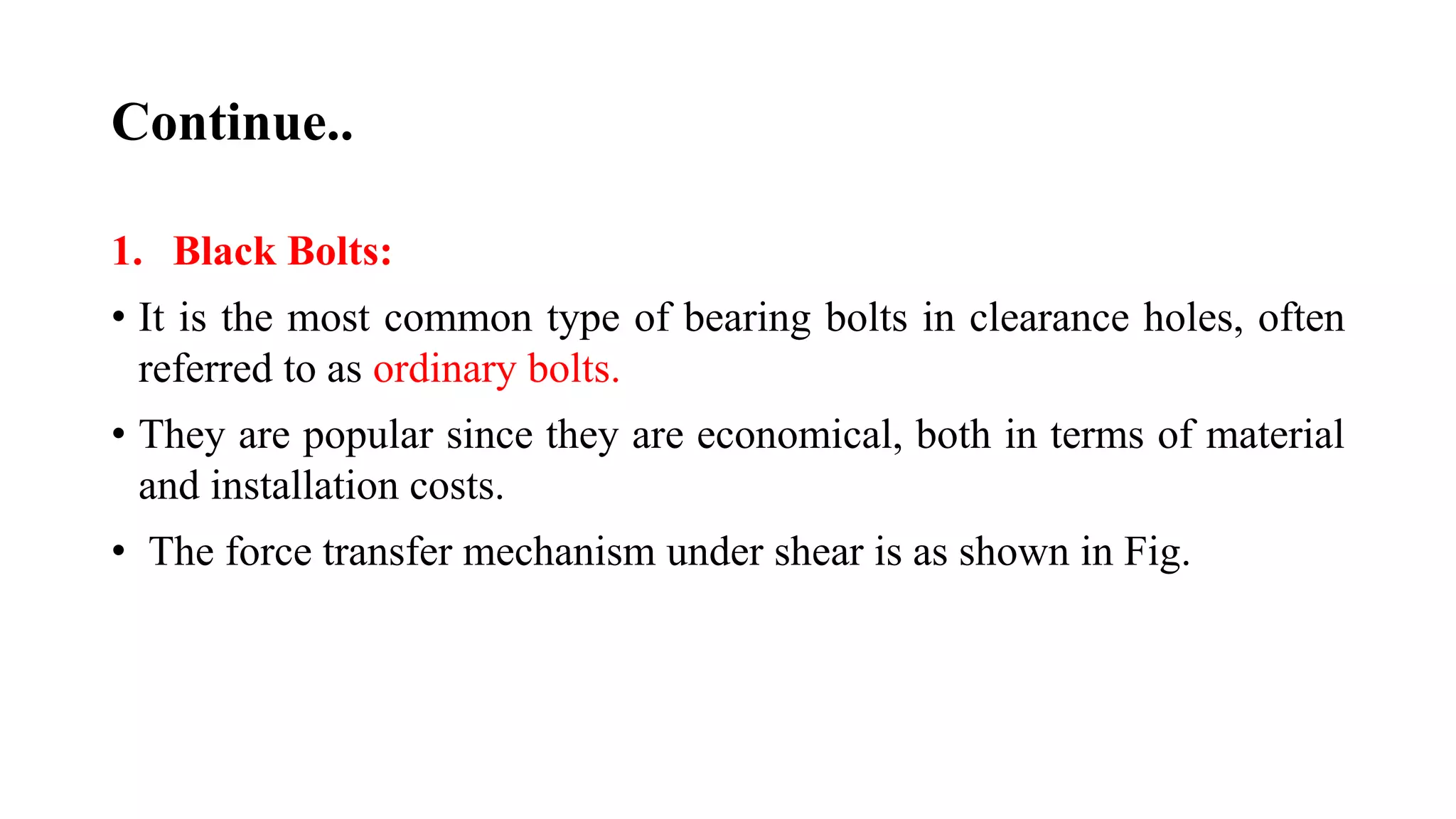 Connections in steel structures | PPTX