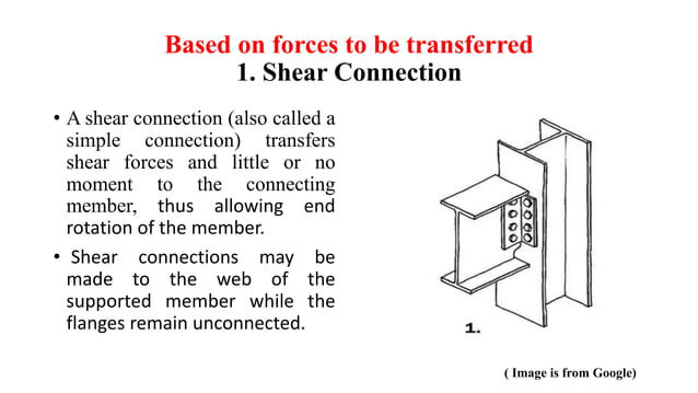 Connections in steel structures | PPTX