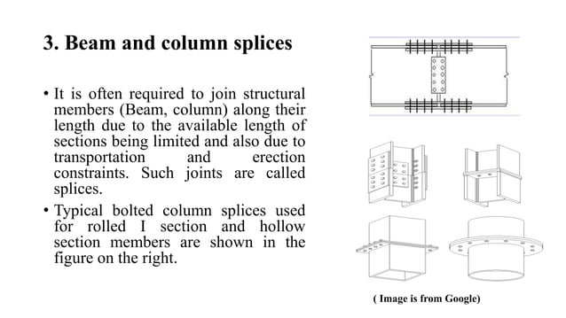 Connections in steel structures | PPTX