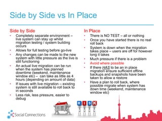 Connections Upgrades and Migrations the Easy Way | PPT