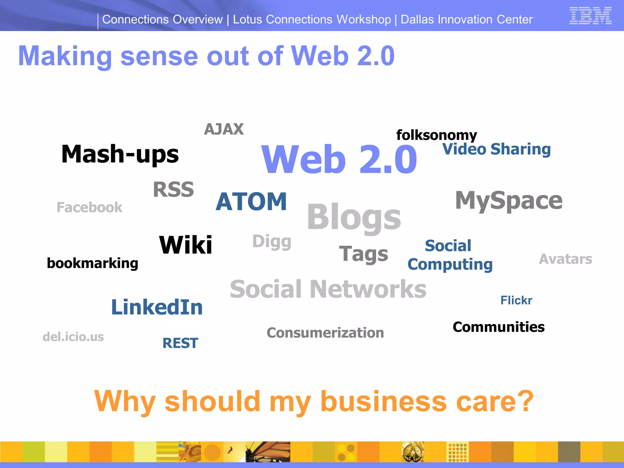 IBM Lotus Connections Overview | PDF | Social Networking | Internet