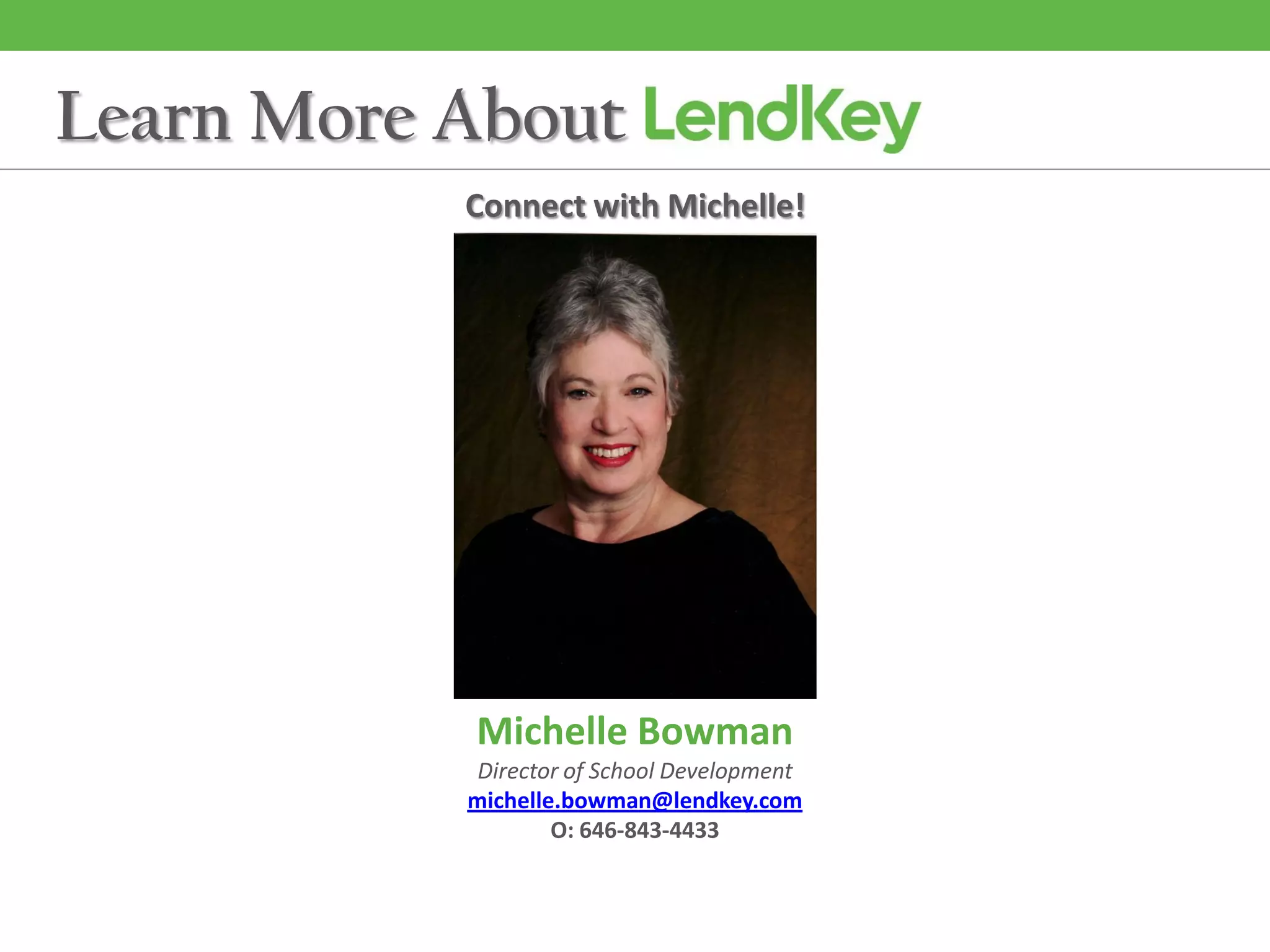 LendKey Connections! | PPT