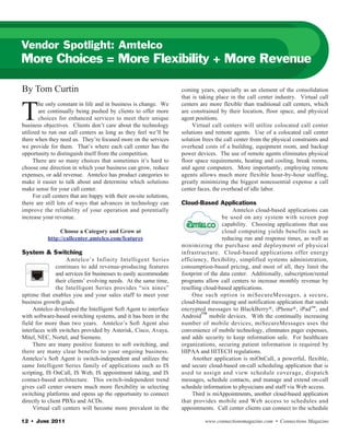 Connections Vendor Spotlight AMTELCO | PDF