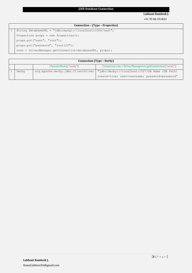Connection Database Pdf 2779