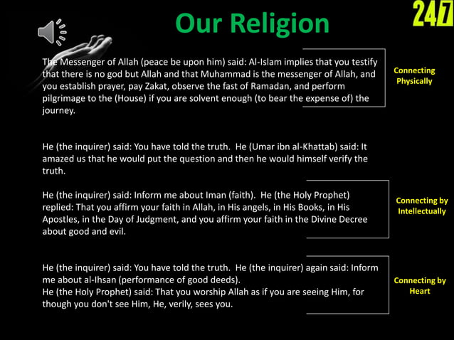 Connection to allah 24_7 | PPT