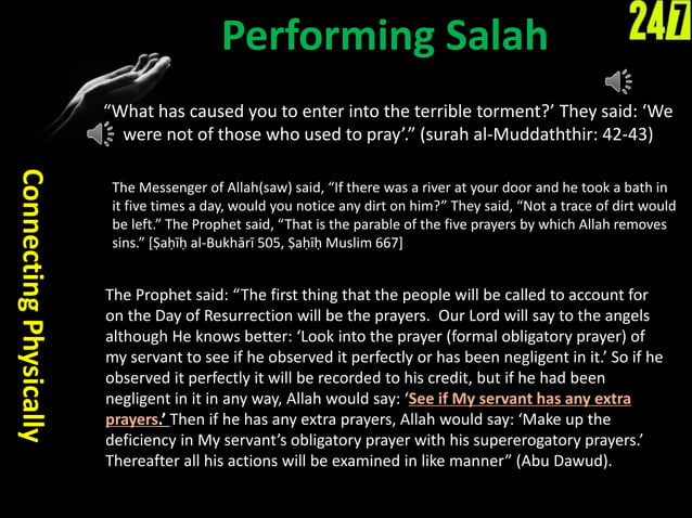 Connection to allah 24_7 | PPT