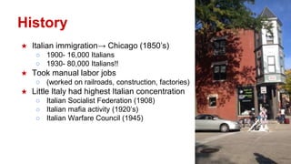 Connection to community little italy (1) | PPT