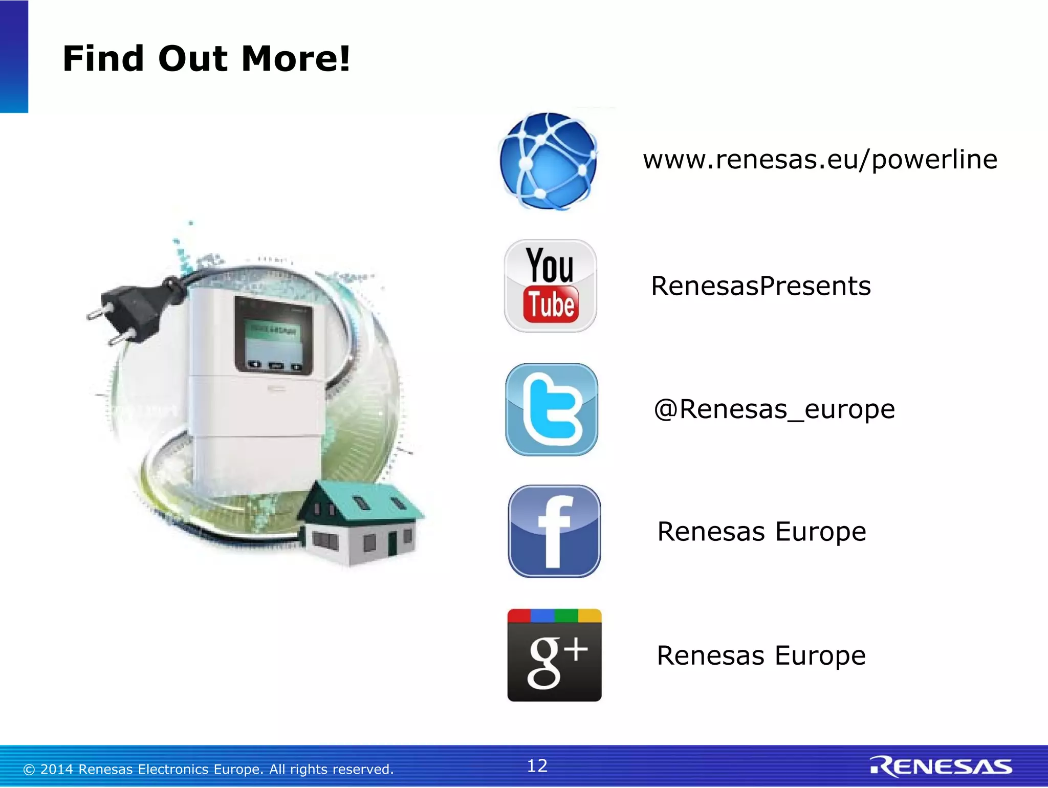 10 Reasons to use the Renesas multi-protocol OFDM powerline solution kit | PPT