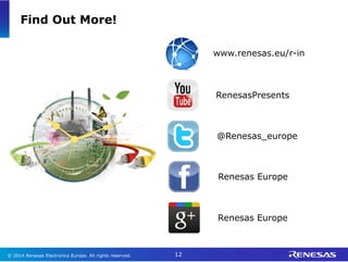 10 Reasons to use the Renesas R-IN multi-protocol industrial ethernet ...