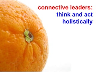 Connective leadership: participate + facilitate + enable | PPTX