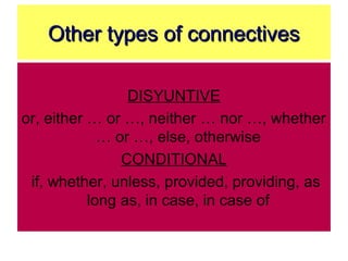 Connectives | PPT