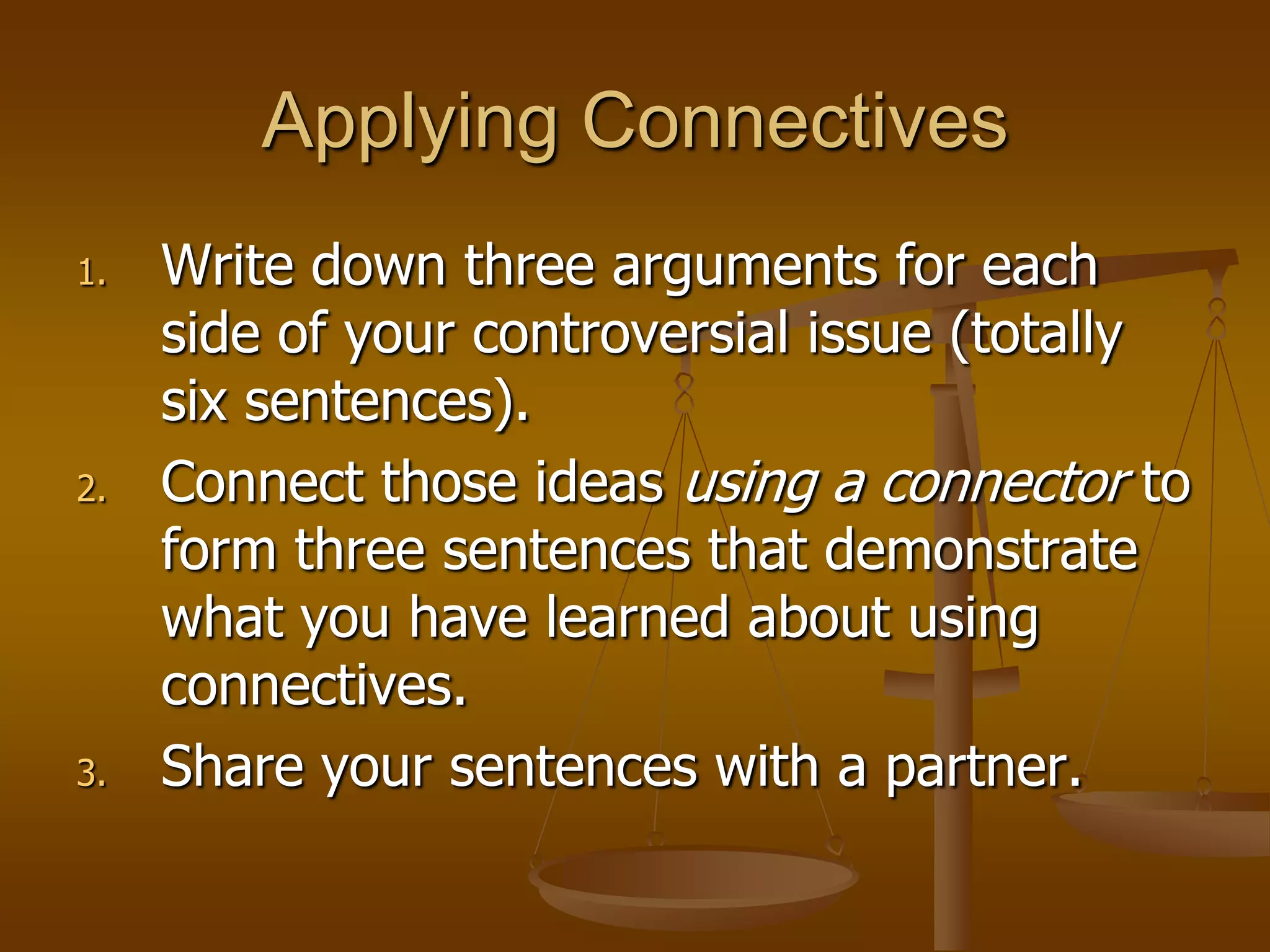 Connectives Lesson | PPTX