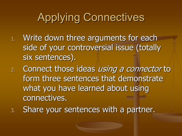 Connectives Lesson | PPTX
