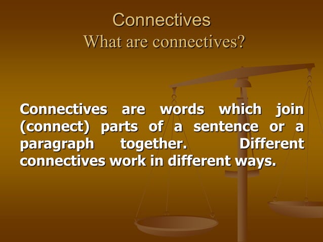 Connectives Lesson | PPTX