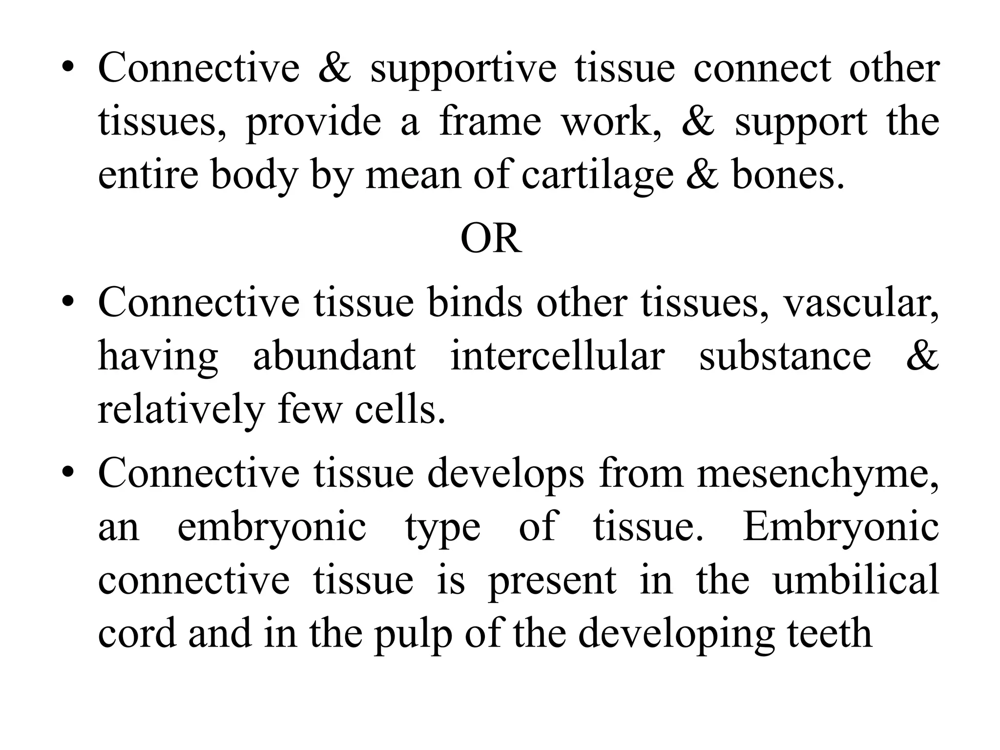 Connective tissue | PPTX