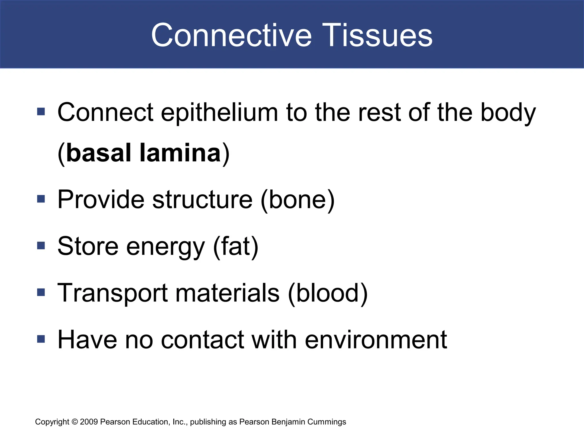 A detailed description about the Connective Tissues | PPT