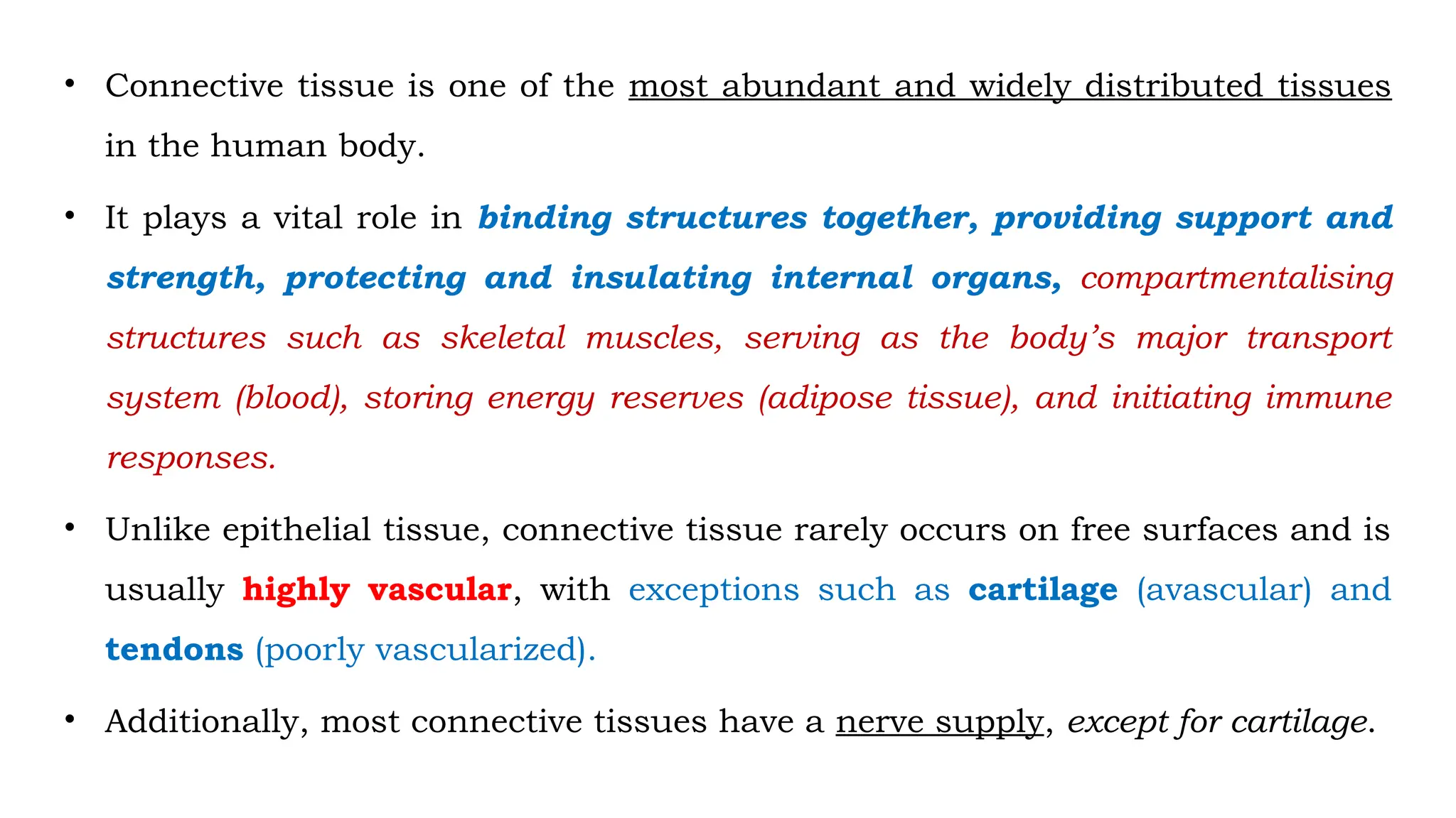 CONNECTIVE TISSUE (Classification, Structure, Location and Functions).pptx