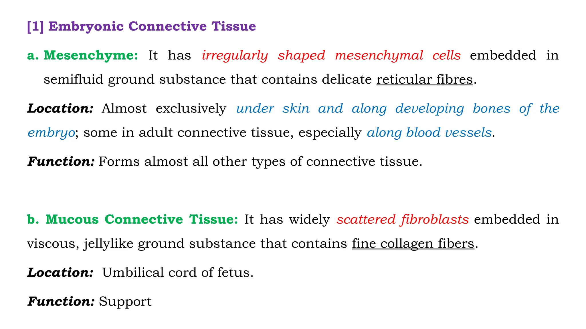 CONNECTIVE TISSUE (Classification, Structure, Location and Functions).pptx